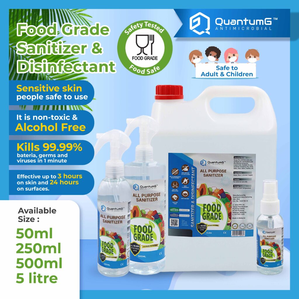 QuantumG | Food Grade Sanitizer & Disinfectant Hand Sanitizer ...
